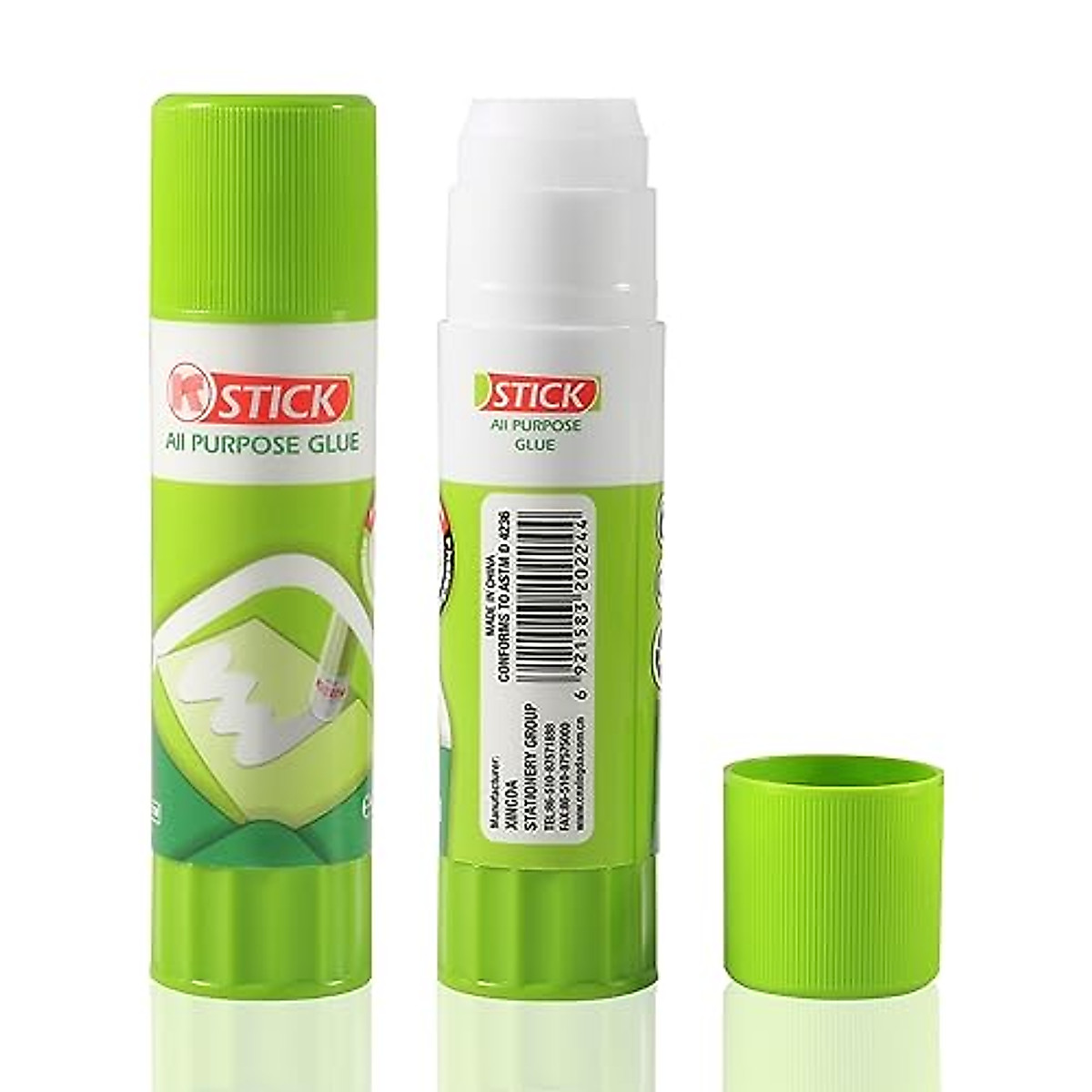 3D Printer Glue Sticks, Aitrip 2Pcs Solid Stickers for 3D Printer Hot Bed Print Filament PLA ABS PET PETG and Other More