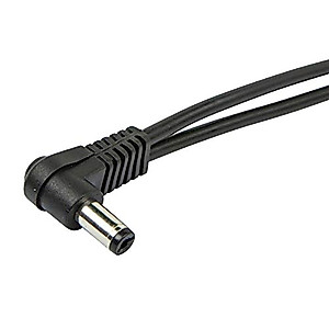 Monoprice 8-Head Multi-Plug Daisy-Chain Cable - 12-Inch, 2.1mm Pins for Guitar Pedal Power Adapters