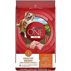 Purina ONE Plus Healthy Weight High-Protein Dog Food Dry Formula - 8 Lb. Bags