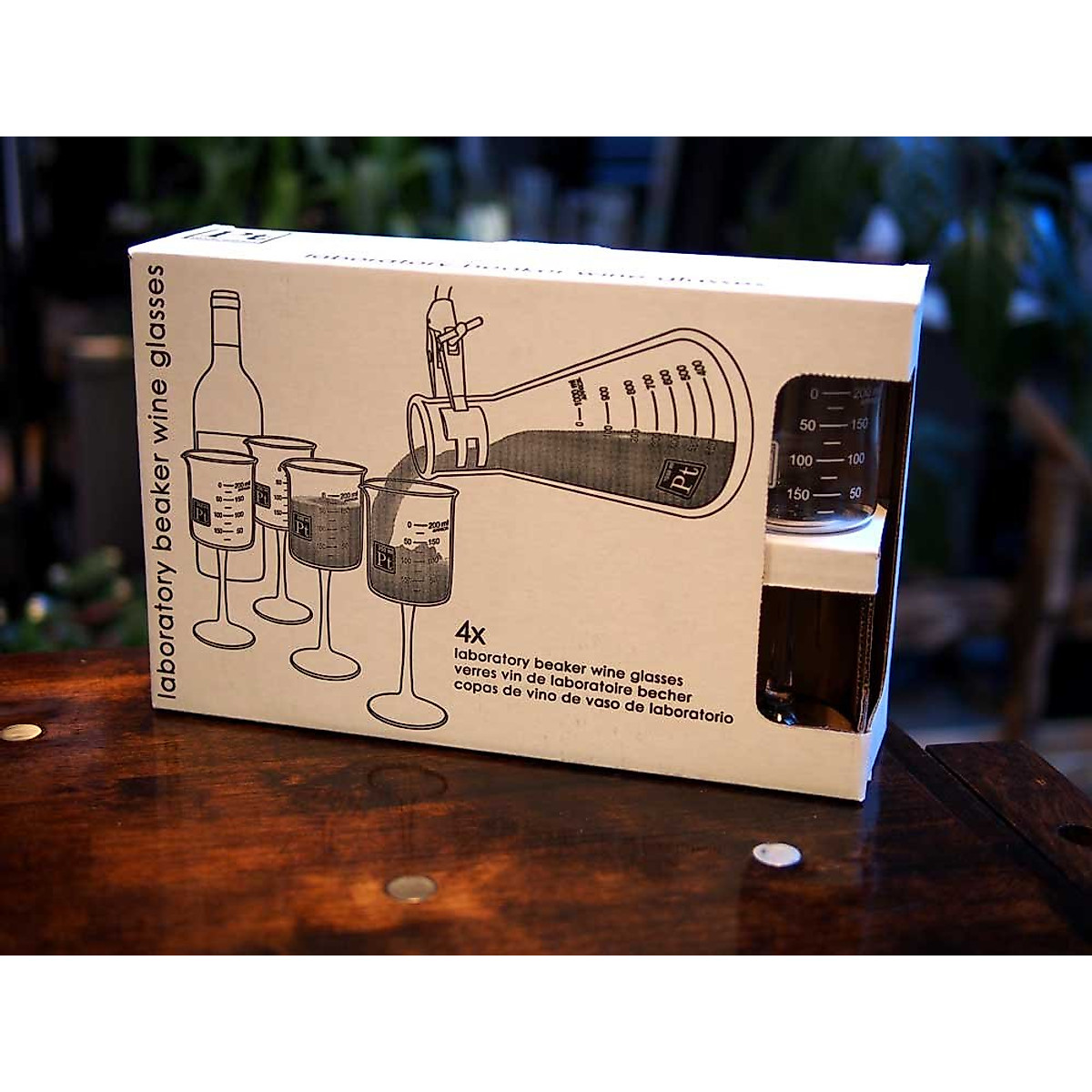 Periodic Tableware Laboratory Beaker Wine Glasses