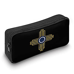 Zia Sun - Zia Pueblo - New Mexico3 Pencil Case Pencil Pouch Coin Pouch Cosmetic Bag Office Stationery Organizer
