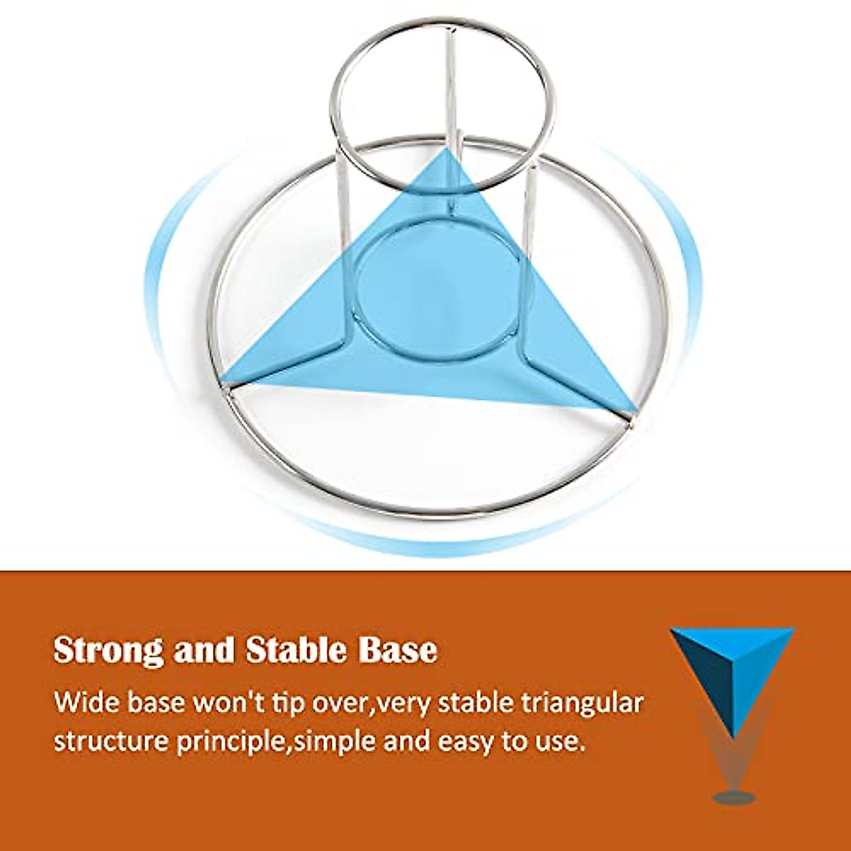 KAMaster Beer Can Chicken Holder for Grill and Smoker,More Higher to Holder - Beercan Chicken Rack Stainless Steel BBQ Roaster Rack for Grill Accessories Turkey Fryer Base Oven Rib Racks for Smoking