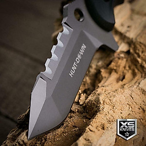 Tanto Survival Fixed Blade Hunting Knife G10 Handle Full Tang Quick Release Kydex Sheath by Survival Steel