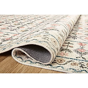 Rifle Paper Co. x Loloi Eden Collection EDE-03 Ivory 2'-6" x 11'-6" Runner Rug