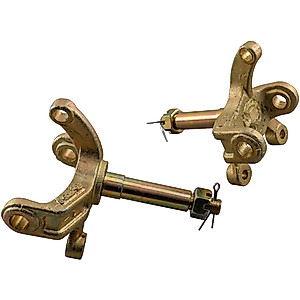 WPHMOTO Front Disc Brake Wheel Rim Hub with Steering Knuckle Kit for 110cc 125cc Quad Dirt Bike ATV Go Kart Buggy 4 Wheeler