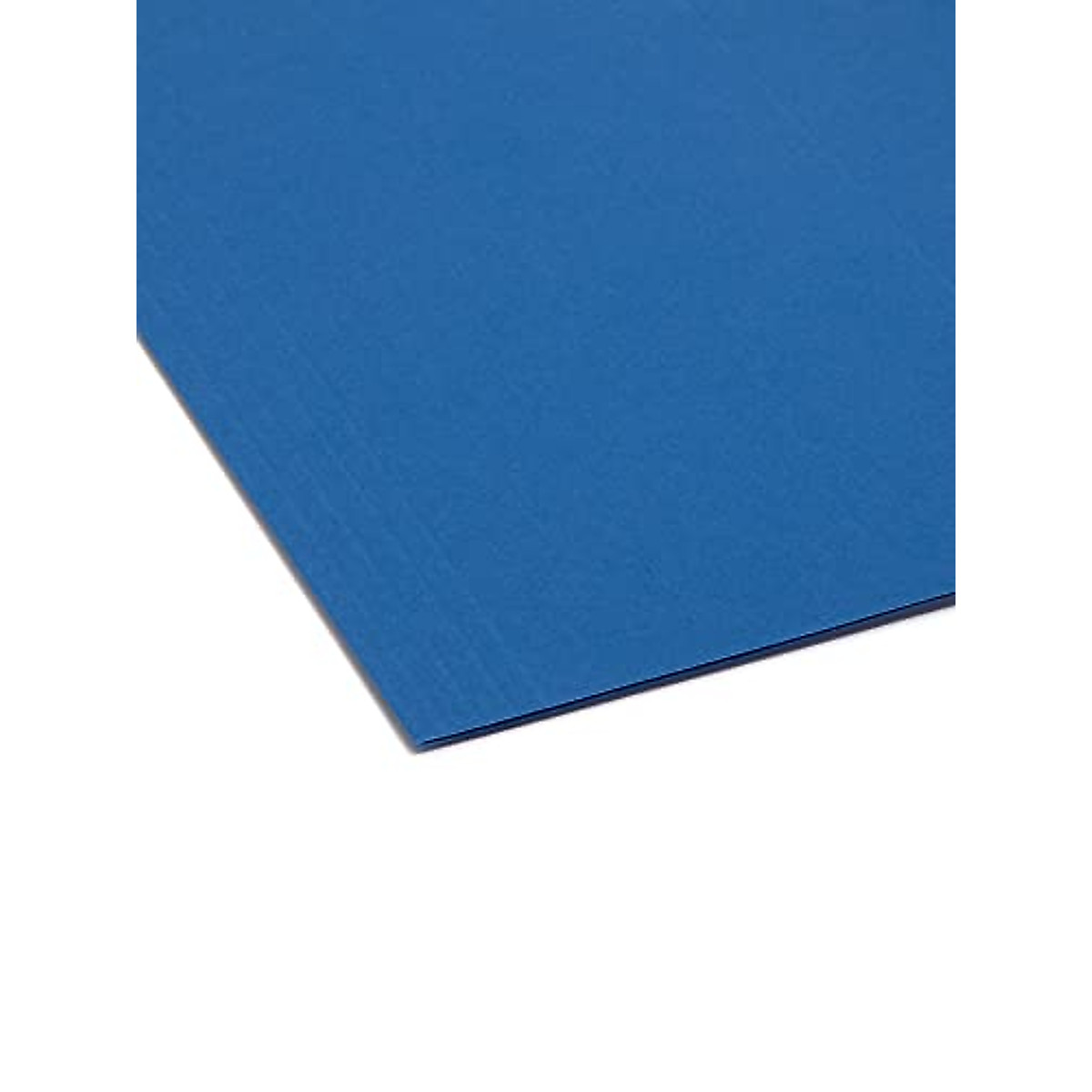 Smead Colored Hanging File Folder with Tab, 1/5-Cut Adjustable Tab, Letter Size, Navy, 25 per Box (64057)