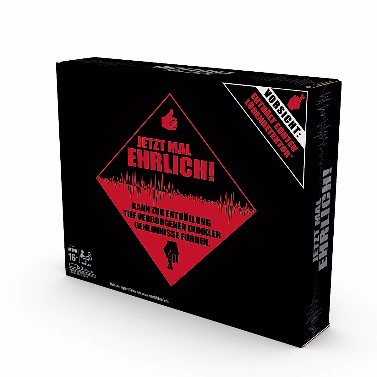 Hasbro E4641100 Honestly, Party Game with Lie Detector, for 2 and More Players, from 16 Years, Multicoloured, Standard Size