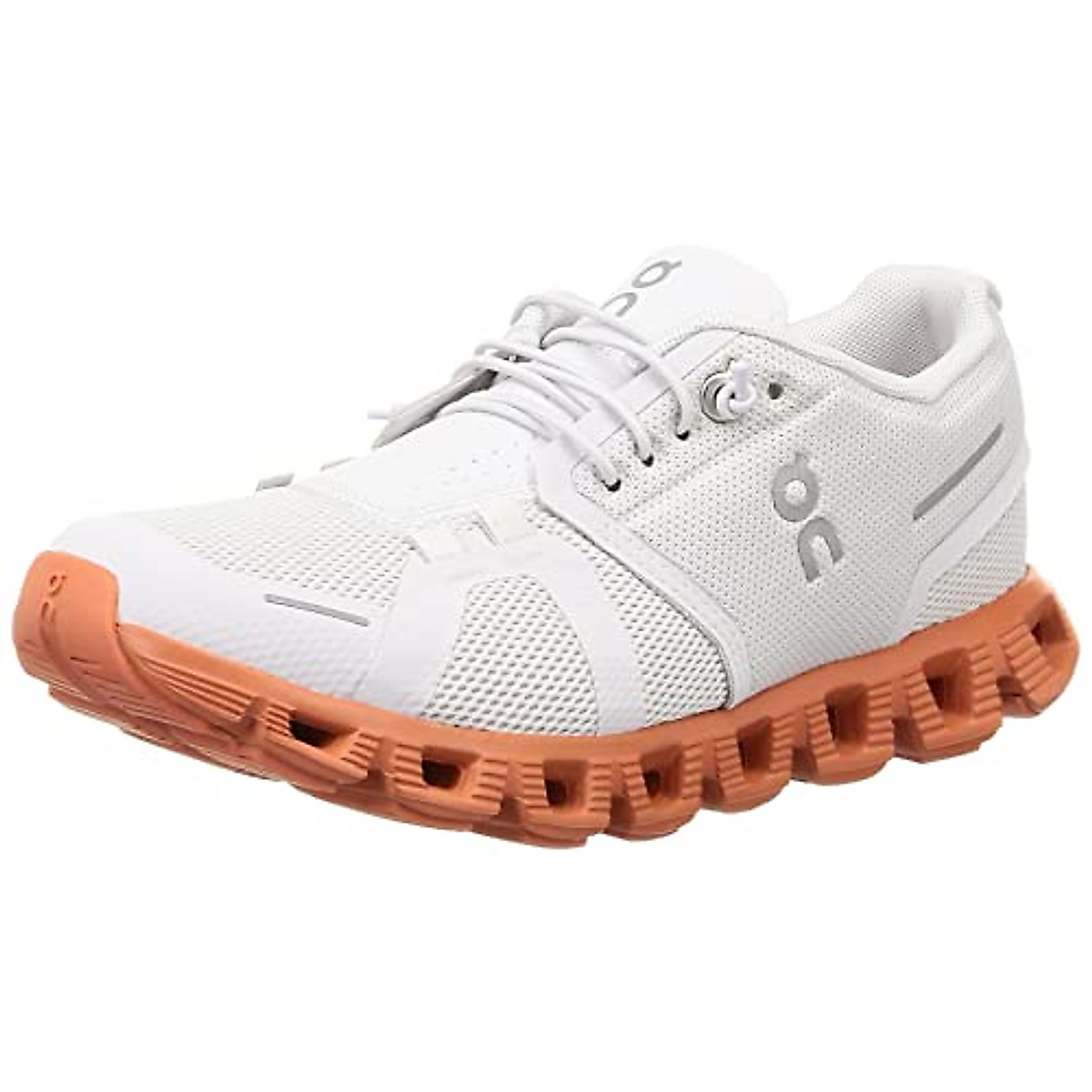 On Cloud 5 Womens (Frost/Canyon, us_Footwear_Size_System, Adult, Women, Numeric, Medium, Numeric_6_Point_5)