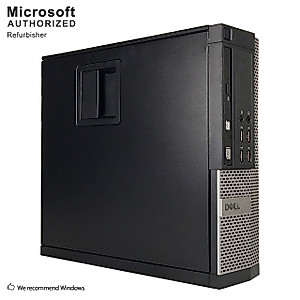 Dell 790 OptiPlex Small Form Factor Desktop PC - Intel Core i5-2400 3.1GHz, 8GB Ram, 240GB SSD, Windows 10 (Renewed)