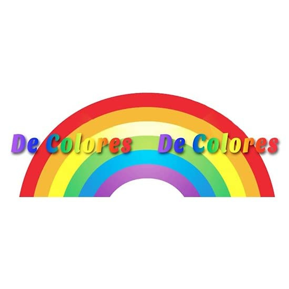 CafePress De Colores Text Mugs Ceramic Coffee Mug, Tea Cup 11 oz