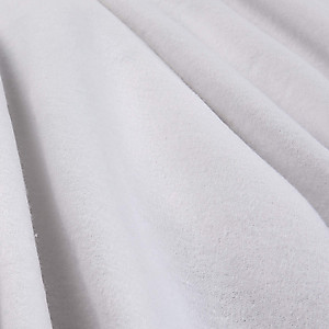 Diaper Flannel White, Fabric by the Yard