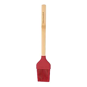 KitchenAid Bamboo Pastry Brush, 11.5-Inch, Empire Red