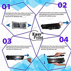 EASYPRINT (3-Color Combo x 2) Compatible 645A C9730A Toner Cartridges C9731A C9732A C9733A Used for HP 5500N 5500DN 5500DTN 5550N 5550DN 5550DTN 5550HDN, (Total 6-Pack, 2 Cyan, 2 Magenta, 2 Yellow)