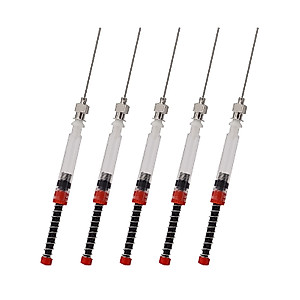 Asvine 5 Pack Fountain Pen Ink Syringe Filler, Spring Converter with Removable Blunt Needle Tip
