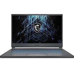 MSI Stealth 15M Gaming & Entertainment Laptop (Intel i7-1185G7 4-Core, 16GB RAM, 512GB PCIe SSD, RTX 2060 Max-Q, 15.6" Full HD (1920x1080), WiFi, Bluetooth, Webcam, Win 10 Pro) (Renewed)