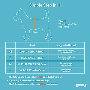 Gooby Simple Step in III Harness - Pink, Small - Small Dog Harness with Scratch Resistant Outer Vest - Soft Inner Mesh Harness for Small, Medium Dogs