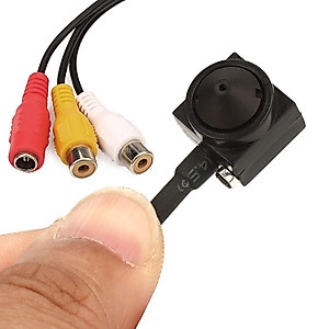 Vanxse® CCTV Hd Mini Spy Pinhole Security Camera 1000tvl Hidden Mini CCTV Surveillance Camera Indoor/Outdoor (VS-TN007)