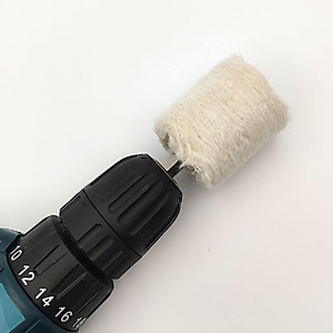 Tworider 8 pcs Buffing Wheel for Drill,Buffing Pad Polishing Wheel Kits,Wheel Shaped Polishing Tool for Metal Aluminum,Stainless Steel,Chrome,Jewelry,Wood,Plastic,Ceramic,Glass,etc