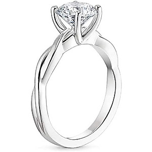 Moissanite World Cushion Brilliant Cut 5 Carat, Diamond Ring Set, Wedding Ring Set, Moissanite Engagement Ring Set for Women, 925 Sterling Silver, for Her (8)