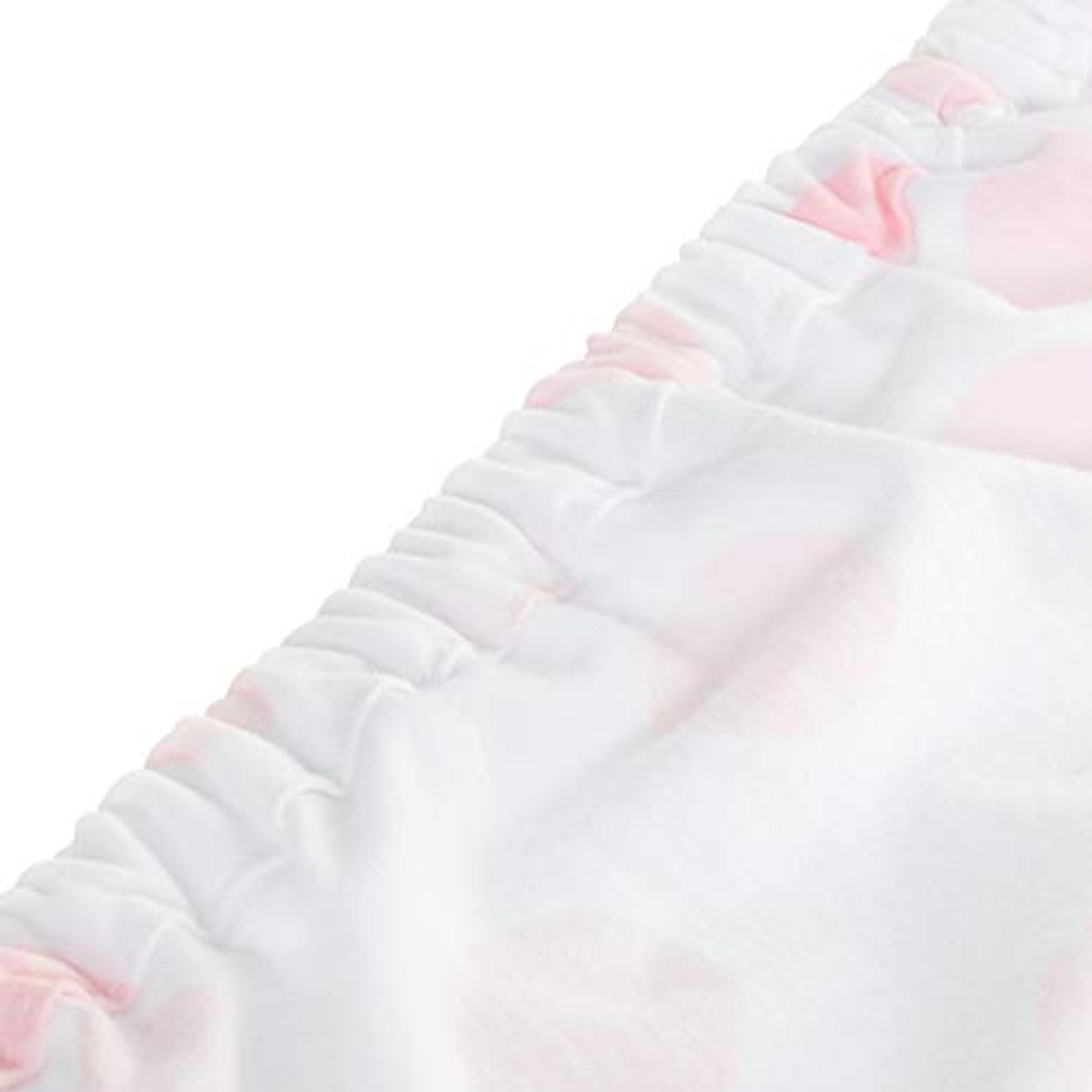 Andi Mae Changing Pad Cover - Watercolor Pink Dots -100% Jersey Cotton - Fits Standard Changing Pads