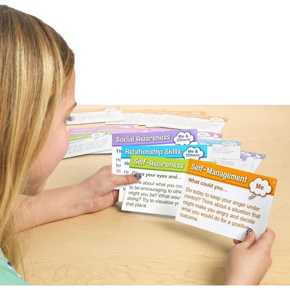 Mindfulness Activity Conversation Starter Cards for Kids- Behavior Help - Exercises to Build Emotional Resilience, Confidence, Positivity and Well-Being
