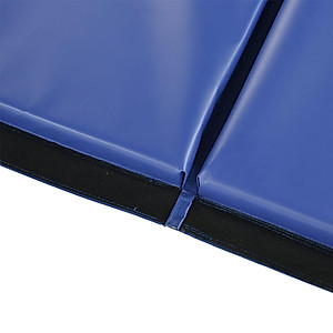 Greatmats Gym Mats 4x10 Ft x 2 Inch, Folding Gymnastics Tumbling and Cheerleading Mat, (Blue)