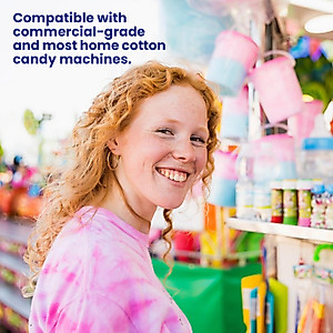 Cotton Candy Sugar Floss-Six Pack 52oz Cartons-Choose Your Flavors