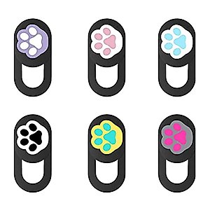 Computers Laptops Computer Camera Cover 6Pcs Cat Claw Style Webcam Covers Anti- Peeping Covers Privacy Covers Computers Laptops Anti- Peeping Covers