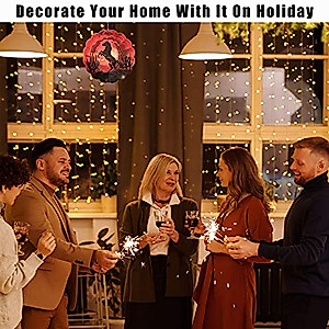 Wind Spinners Outdoor Metal Large,3D Horse Cactus Wind Spinner Hanging Decor,Kinetic Spinners for Yard Garden,12inch Shiny Wind Spinner Art Ornament,Stainless Steel Red Wind Sculptures & Spinners