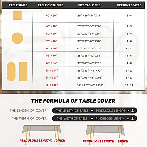 Horaldaily Christmas Tablecloth 60×84 Inch, Winter Snowman Trees Red Washable Table Cover for Party Picnic Dinner Decor