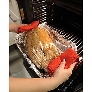 Set of 4 Plate Huggers - Microwave Plate Holder - Reusable Large Bowl Holders - Washable Microwave Plate Hugger - for Hot and Cold Bowls, Dishes and Plate Holders for Microwave (Grey)