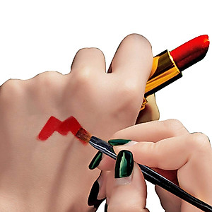 100 Pieces Disposable Lip Brushes Multifunctional Beauty Makeup Brush Lipstick Gloss Eyeshadow Applicator Smudge Cosmetic Tool Set