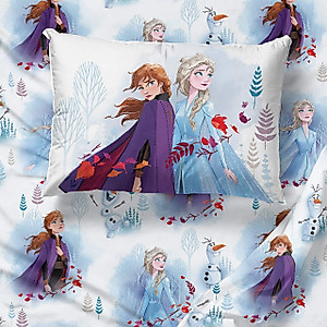 Jay Franco Disney Forest 3 Piece Twin Sheet Set, Frozen 2 Spirit