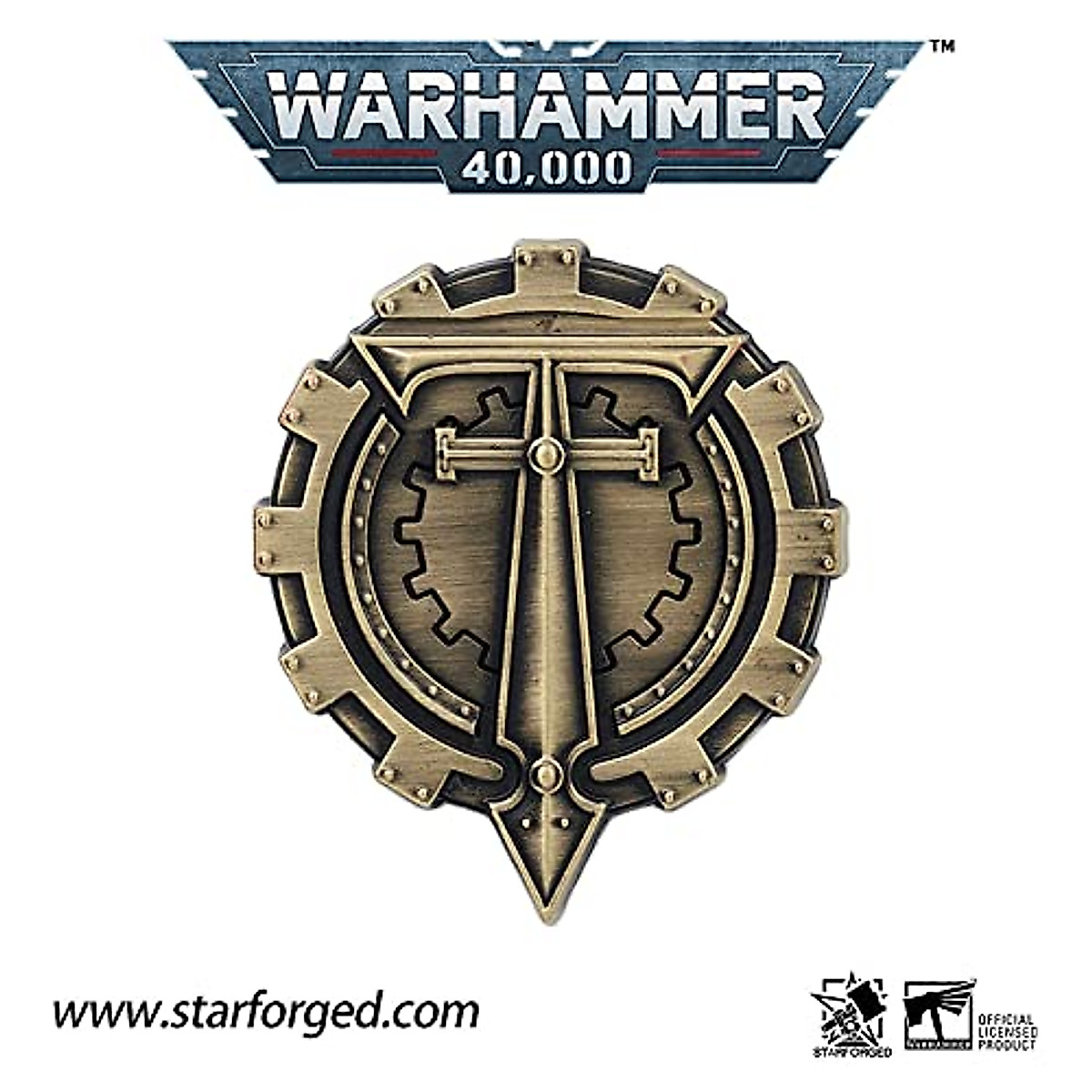 Starforged Collegia Titanica Pin Adeptus Mechanicus Titan Legion Pin Badge Warhammer 40000