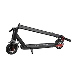 Voyager Proton Foldable Electric Scooter with LCD Display, LED Headlight and Light Strip, 15 MPH Max Speed, Long Range Battery Up to 6 Miles