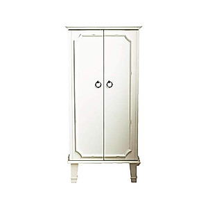 Hives and Honey Carson Jewelry Armoire, White