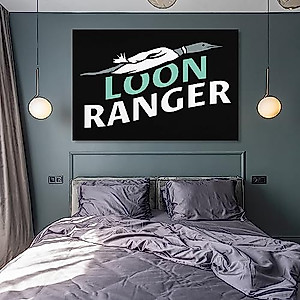 Bird Watching Loon Ranger Interior Art Wall Picture Canvas Art Poster And Wall Art Picture Print Modern Family Bedroom Decor Posters 12x18inch(30x45cm)29.0