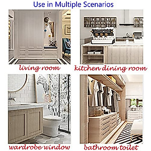 HIAWMULN Adhesive Hooks, 30 Pack Utility Hooks, 22lb(Max) Wall Hooks Transparent Seamless Hooks, Waterproof Oilproof Hooks for Bathroom, Kitchen, Office