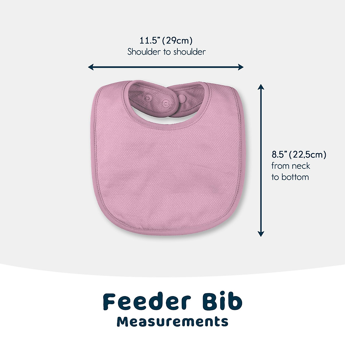 Tiny Twinkle Baby Feeding Bibs 8 Pack - Waterproof and Absorbent Infant Drool and Feeding Baby Bibs (Girl Set 8-Pack)