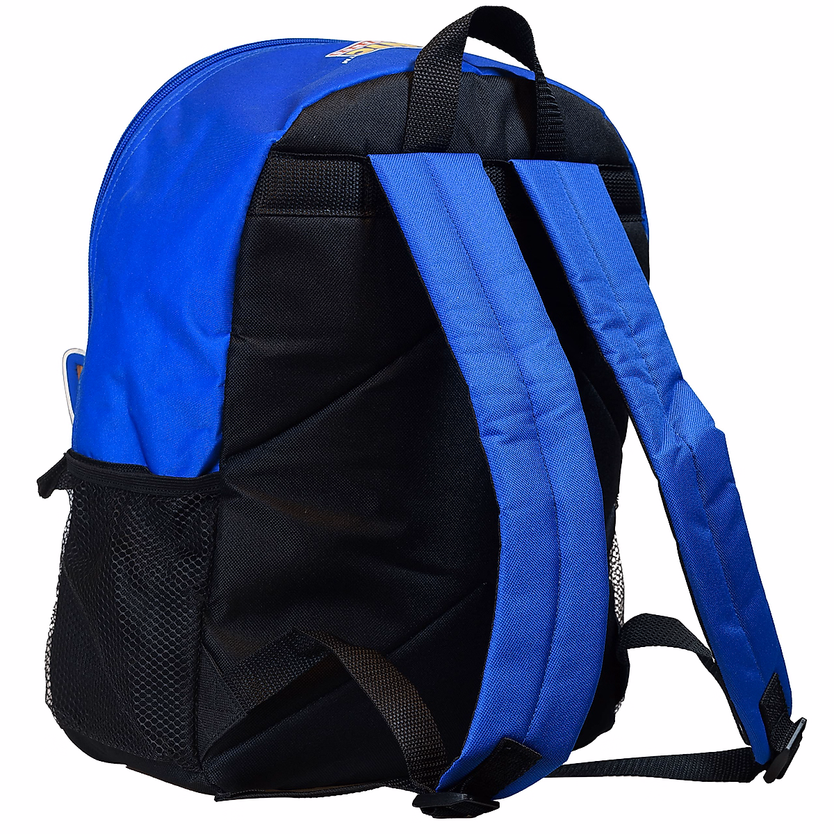 AI ACCESSORY INNOVATIONS Sega Sonic the Hedgehog 4 Piece Backpack Set, Kids School Travel Bag with Front Zip Pocket , Mesh Side Pockets, Insulated Lunch Box, Water Bottle, & Squish Ball Dangle.