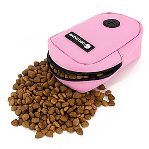 Dog Treat Pouch Dog Poop Bag Holder For Leashes, Pets Snack Container With Inner Mesh Bag, Puppy Supplies Perfect For Training And Walking - Hands Free Dog Waste Bag Dispenser -Dog Travel Accessories