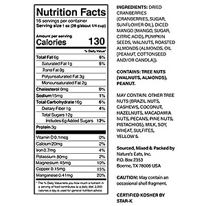 Nature's Eats Nuts for Energy Mega Trail Mix, Oz Assorted 16 Ounce