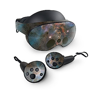 MightySkins Glossy Glitter Skin Compatible with Meta Quest Pro - Eagle Nebula | Protective, Durable High-Gloss Glitter Finish | Easy to Apply, Remove, and Change Styles | Made in The USA