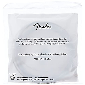 Fender Super 5250 Bass Strings, Nickel-Plated Steel Roundwound, Short Scale, 5250XL .040-.095