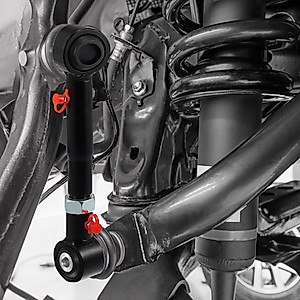 X AUTOHAUX 1 Set 2.5"-6" Adjustable Front Sway Bar Quick Disconnect End Links for Jeep Wrangler TJ 1997-2006 for Cherokee XJ 1984-2001 Replace 2030 Swaybar Quicker Disconnect System