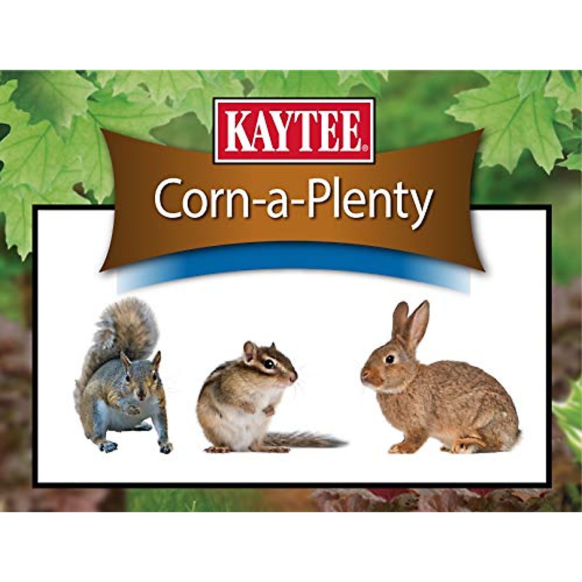 Kaytee Corn A Plenty Treat Seed Cake Food for Wild Squirrels, Chipmunks, Rabbits & Other Backyeard Wildlife, 2.5 Pounds