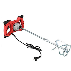 Electric Handheld Cement Mixer，2100W Portable Mortar Mixers with 6 Speed Adjustment Concrete Paint Mixer Drill 110V Mud Mixer
