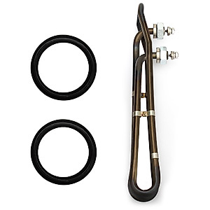 Adabuing 5.5KW 240V Titanium Hot Tub Spa Heating for Universal Heating Element Replacement for Flo-Thru, Also fit for Balboa Spa Heater Element and Spas Electric Heaters Or Swimming Pools -(10 inch)