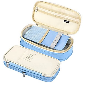 LHMTQVK Large Pencil Case Pencil Pouch Can Expand Pencil Bag Big Capacity Pencil Bag Large Storage Pouch Pencil Case Aesthetic Pencil Case kl2 Bhg