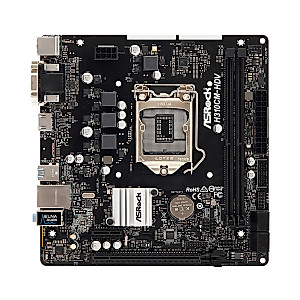 ASRock H310CM-HDV LGA1151/ Intel H310/ DDR4/ SATA3&USB3.1/ A&GbE/MicroATX Motherboard